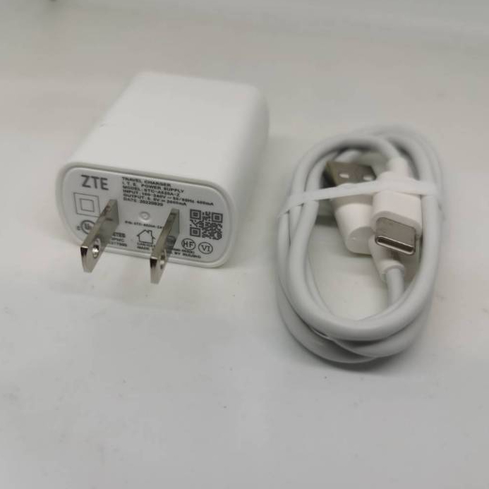 Adapter + สายชาร์จ ZTE 5V 2A Tye C แท้ แกะจากกล่อง | Shopee Thailand