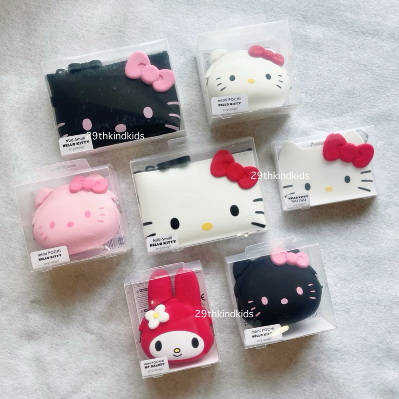 กระเป๋าซิลิโคน p+g design mini pochi, Nuu small bag ซานริโอ คิตตี้ ...