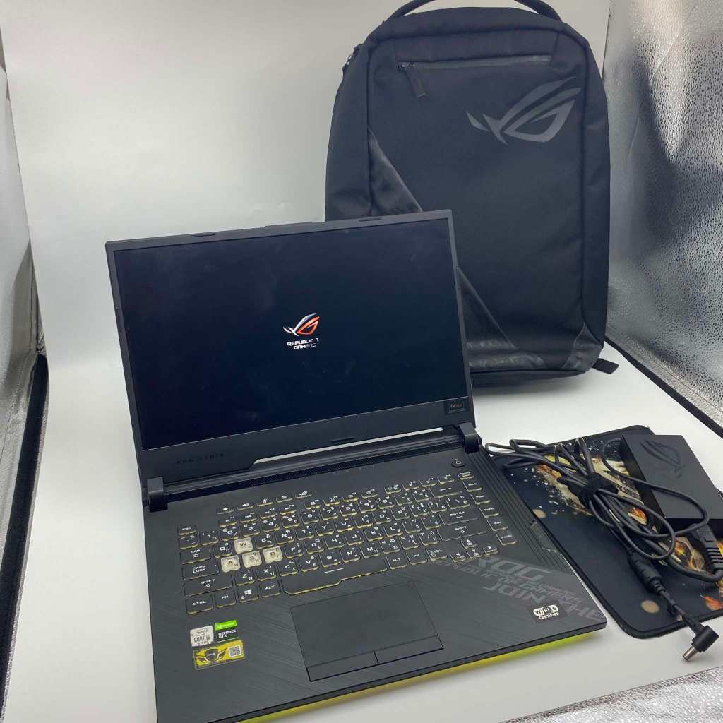 โน๊ตบุ๊ค Asus ROG Strix G15 มือสอง แถม กระเป๋ากับแผ่นรองเมาส์ ROG ...