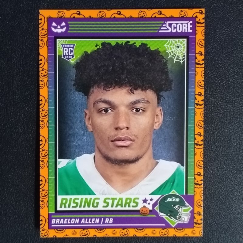 การ์ดอเมริกันฟุตบอล RC ROOKIE 2024 ORANGE PANINI SCORE-A-TREAT NFL ...