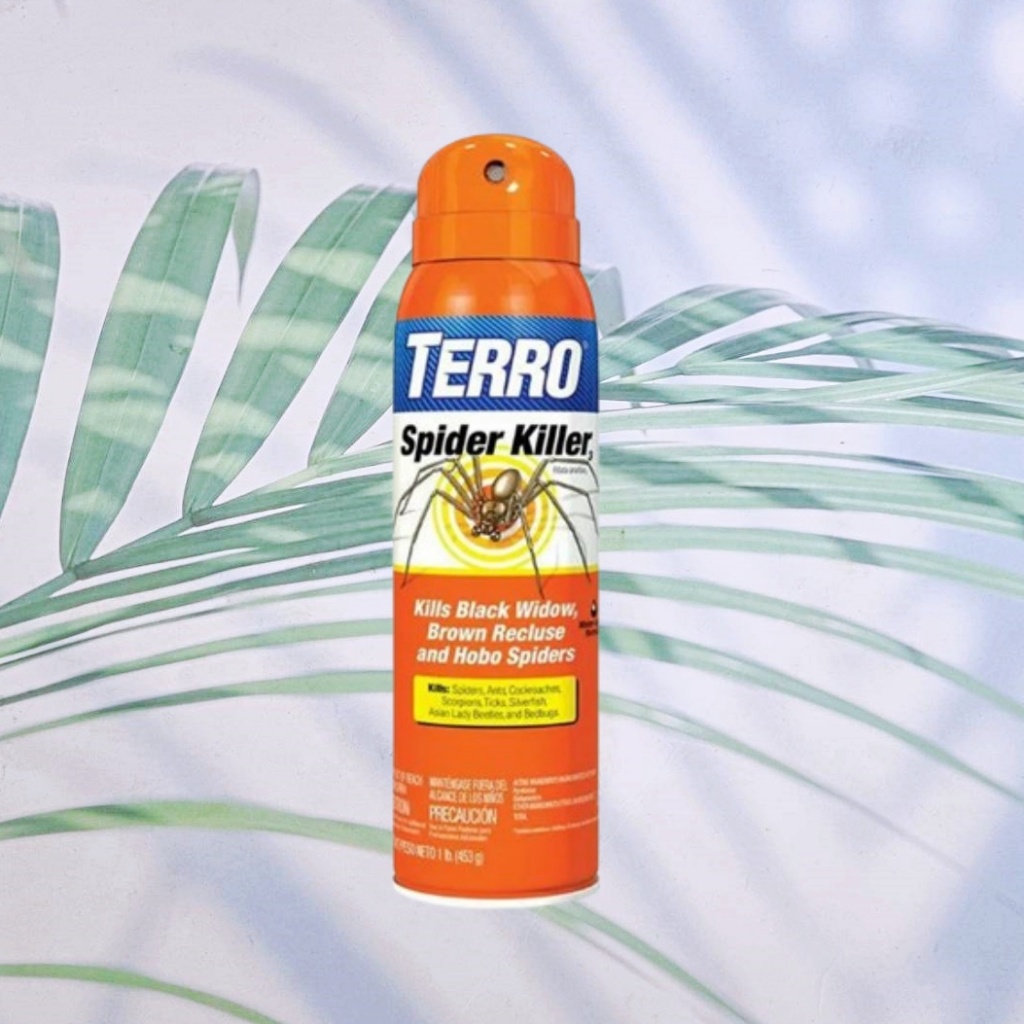 (TERRO®) T2302-6 Spider Killer Spray 453 g สเปรย์กำจัดแมงมุม และแมลง ...