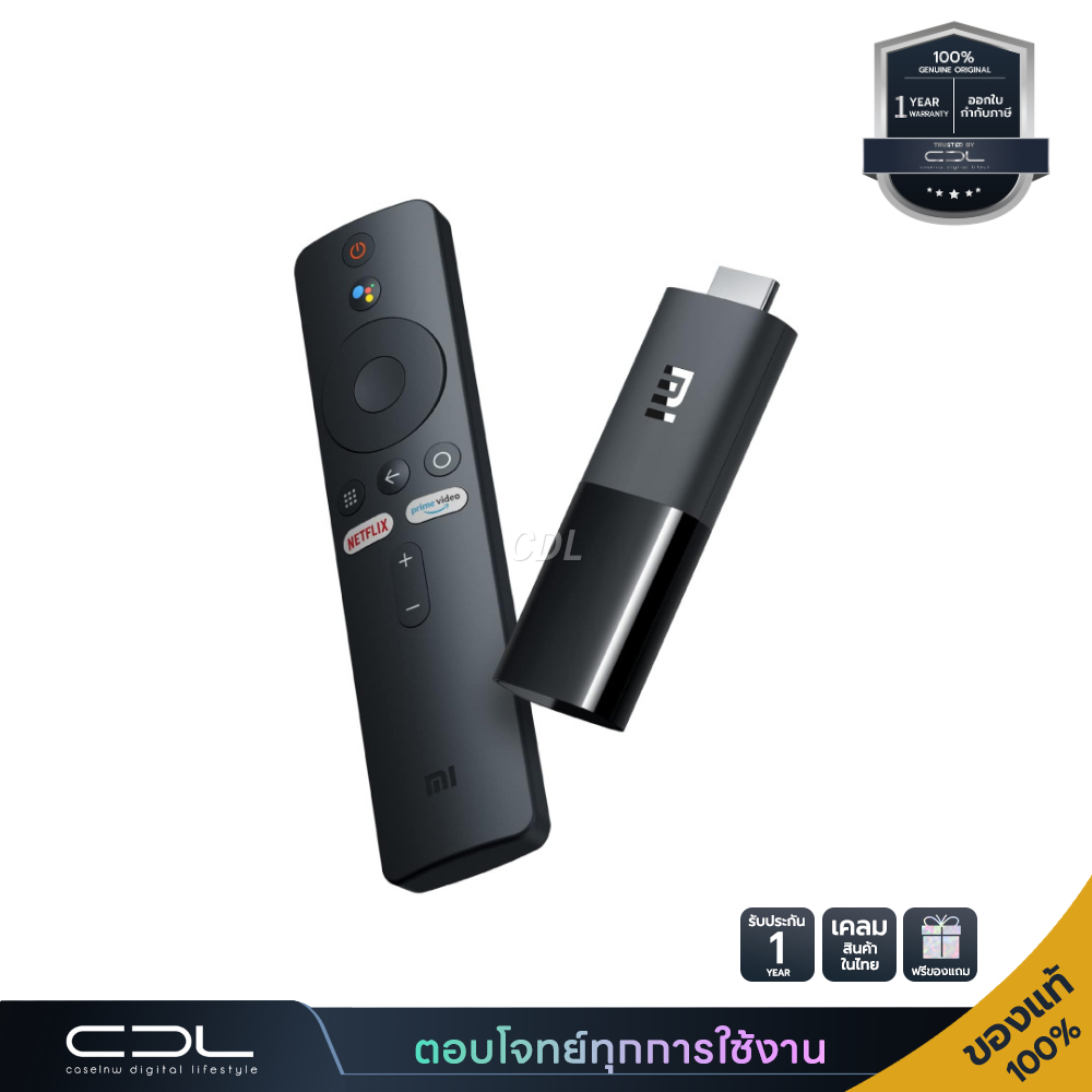 กล่องทีวีขนาดเล็ก Xiaomi TV Stick TH | Android TV 9.0 Global version ...