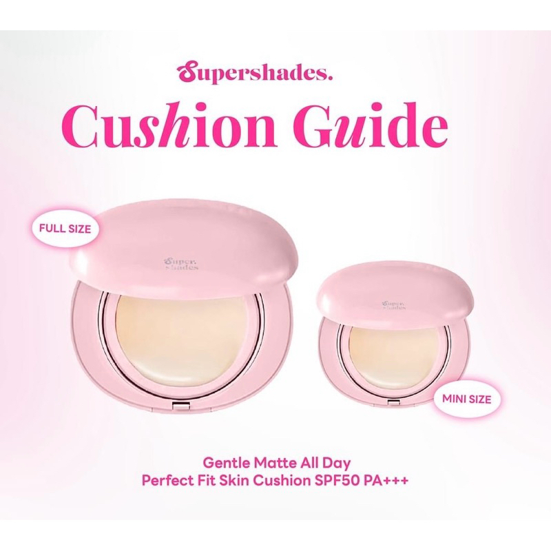 Supershades Gentle Matte All Day Perfect Fit Skin Cushion SPF50 PA+++เจนเทิล แมท ออลเดย์ สกิน ...