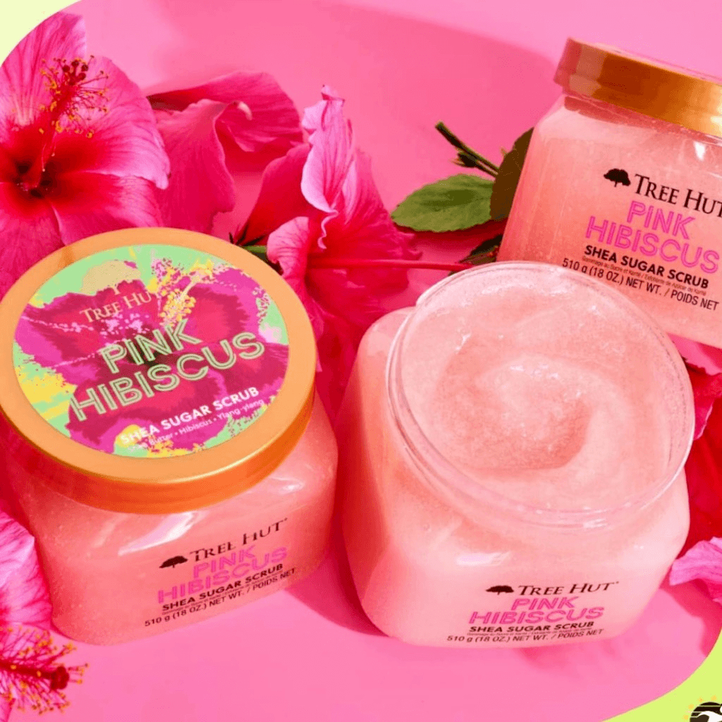 Tree Hut Pink Hibiscus Shea Sugar Scrub 510 g. | Shopee Thailand