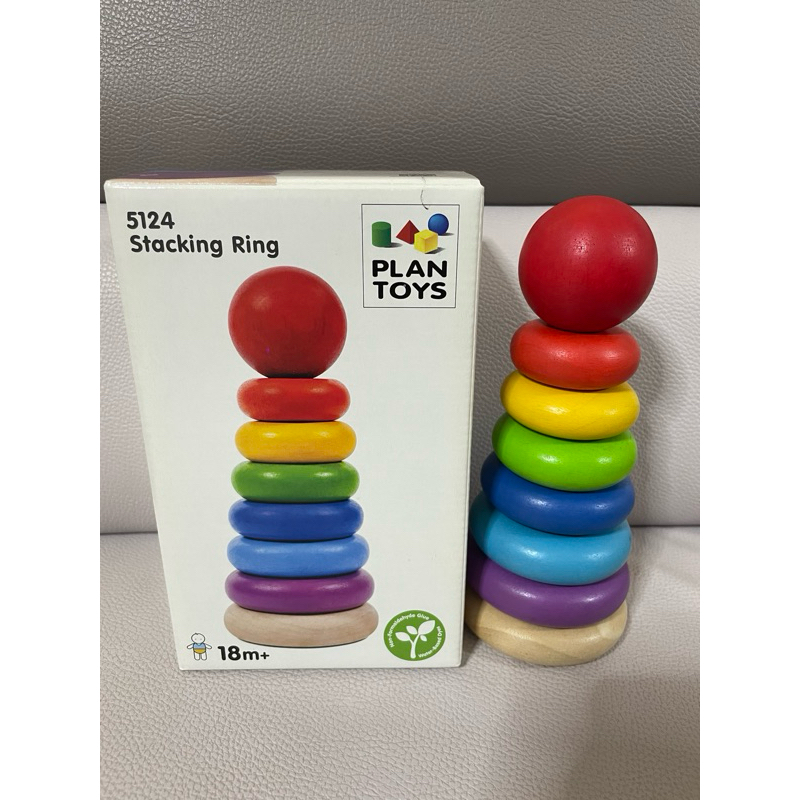 Plan toys Stacking Ring มือสอง ของแท้ สภาพดีมาก | Shopee Thailand