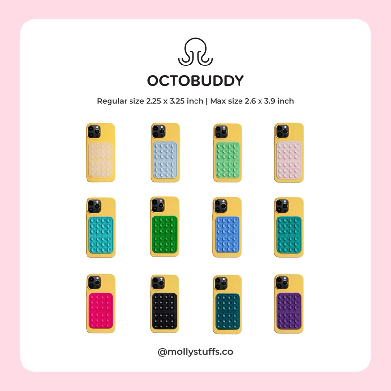 [พร้อมส่ง] OCTOBUDDY silicone suction phone case (Original) | Shopee ...