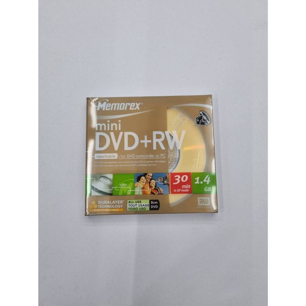 Memorex Mini DVD+RW 30 Min 1.4 GB สินค้าพร้อมส่ง 1กล่องมี 1แผ่น (เป็น ...