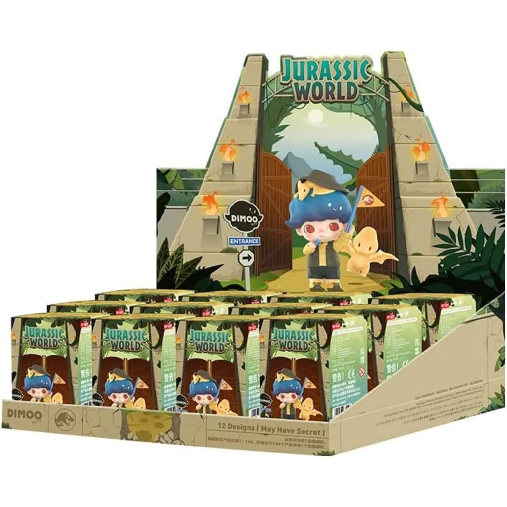 Pop MART DIMOO Jurassic World Dinosaur Park blind box ตุ๊กตาเด็กผู้ชาย ...
