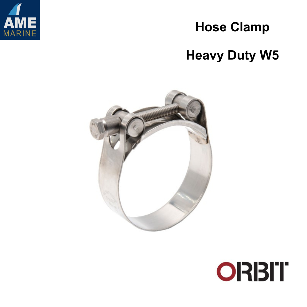 ORBIT Hose Clamp Heavy Duty W5 กิ๊ปรัดท่อ แรงดันสูง เกรด316 ออบิท รุ่น ...