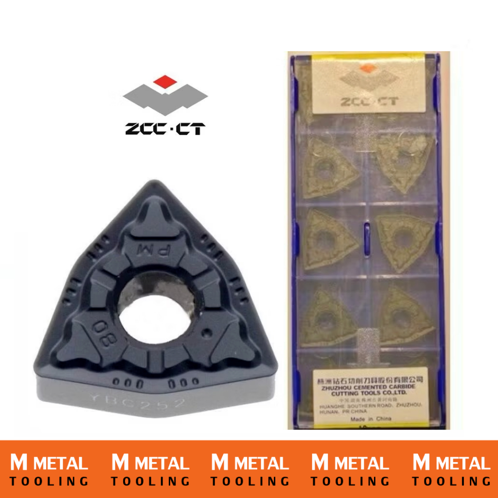 เม็ดมีด Inserts ZCC WNMG080408-PM YBC252= 10 Pcs / 1 กล่อง | Shopee Thailand