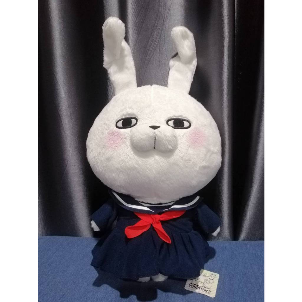 ตุ๊กตากระต่าย ชุดน้ำเงิน Yoshi Stamp ขนาด15นิ้ว | Shopee Thailand