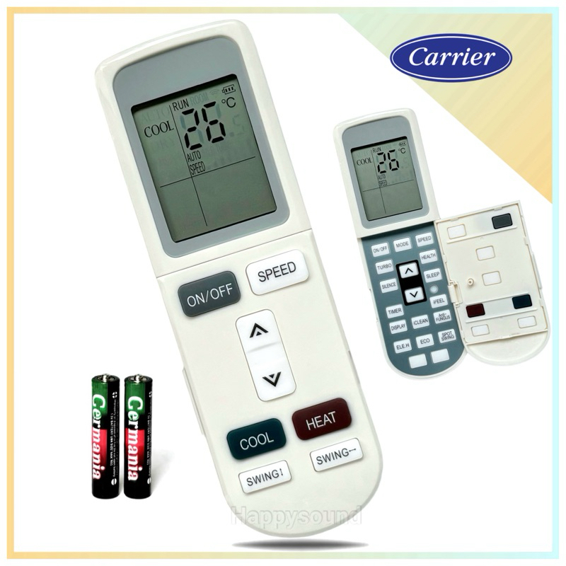 รีโมทแอร์ เครื่องปรับอากาศ ยี่ห้อ Carrier แคเรียร์ รุ่น YKR-L101E ,YKR ...