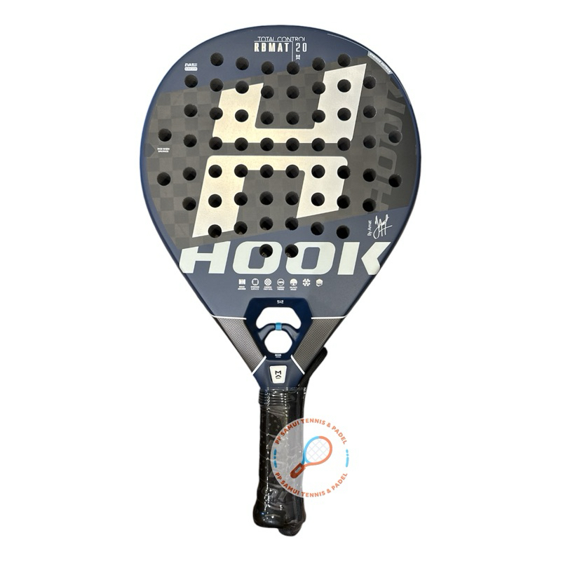 Padel racket ไม้พาเดล Hook RBMAT Control 12K ของแท้ พร้อมส่ง | Shopee ...