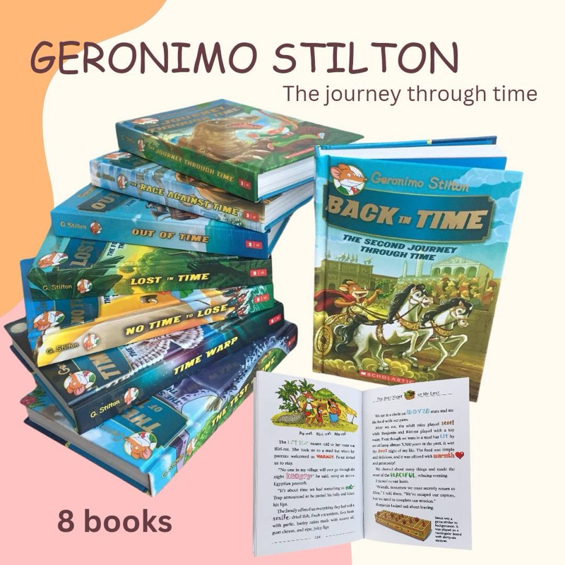 Geronimo Stilton - The journey through time - set 8 books | Shopee Thailand