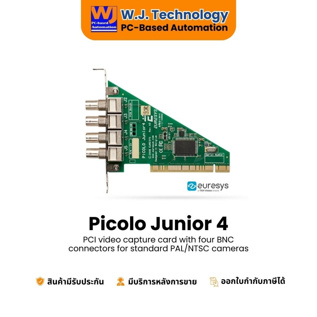 Euresys Picolo Junior 4 - PCI video capture card with four BNC ...
