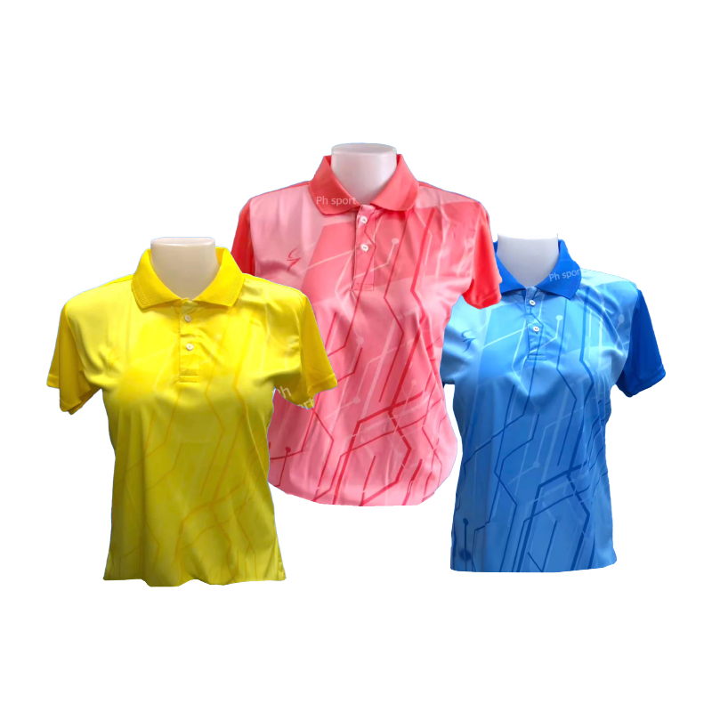 เสื้อคอปกโปโล SA303 เสื้อกีฬาหญิง SPORT DAY ผ้าไมโครพิมพ์ลาย ทรงสวย ใส่ ...