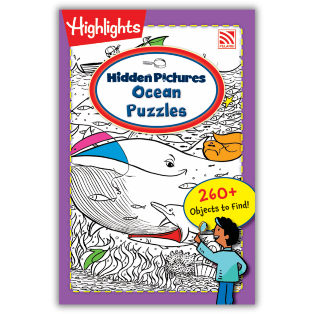 หนังสือแบบฝึกหัด Hidden Pictures - Ocean Puzzles | Shopee Thailand