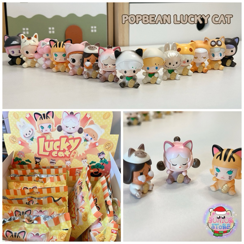 พร้อมส่ง Pop Bean Lucky Cat น้องแมวนำโชคสุดน่ารัก มี15แบบให้เลือก ...
