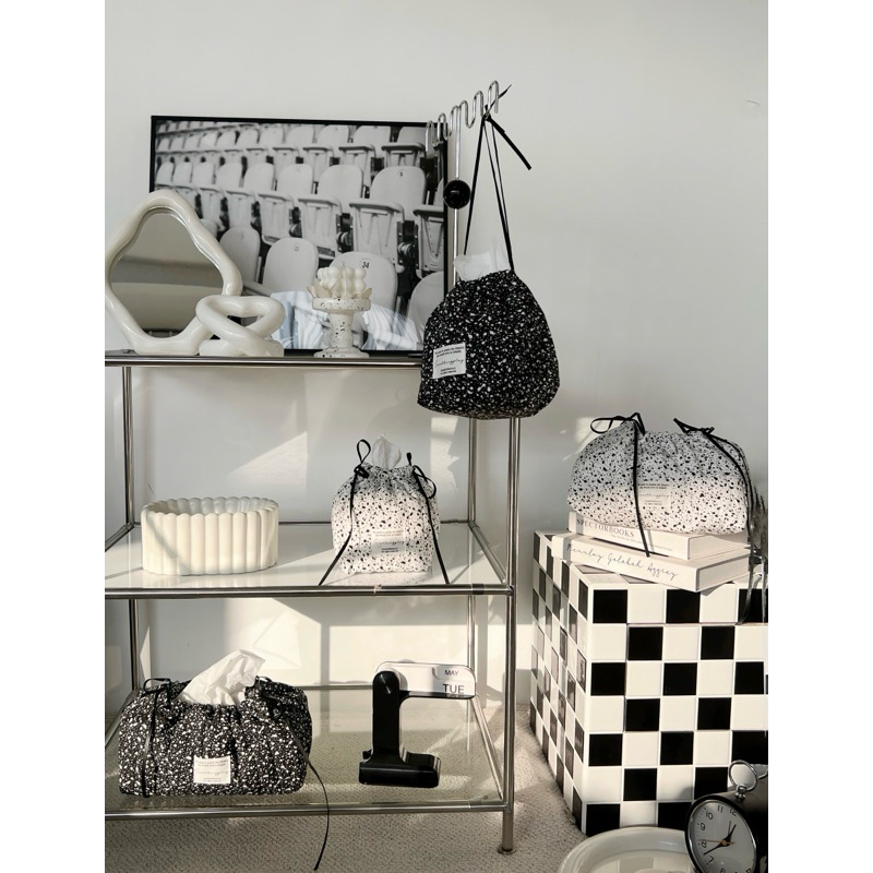 [Something Play] Ink Padded Pouch Tissue case Tissue Cover | Shopee ...