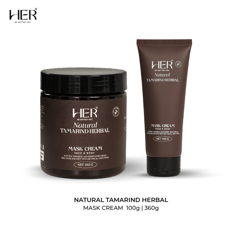 NATURAL TAMARIND HERBAL MASK CREAM FACE AND BODY | มาส์กครีมเนื้อมะขาม ...