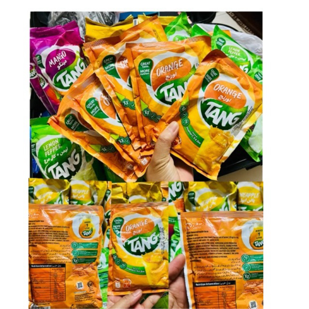 TANG Tang Orange Lemon man, pineapple 125g ผงชงเครื่องดื่มสำเร็จรูป ผง ...