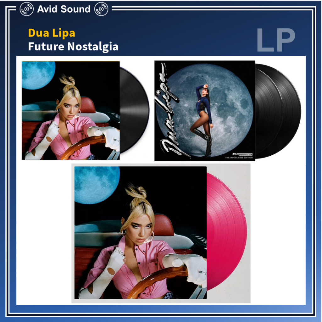 [ ออก E-Tax ได้ ] แผ่นเสียง Dua Lipa Future Nostalgia Moonlight Edition ใหม่ ซีล Vinyl LP ...