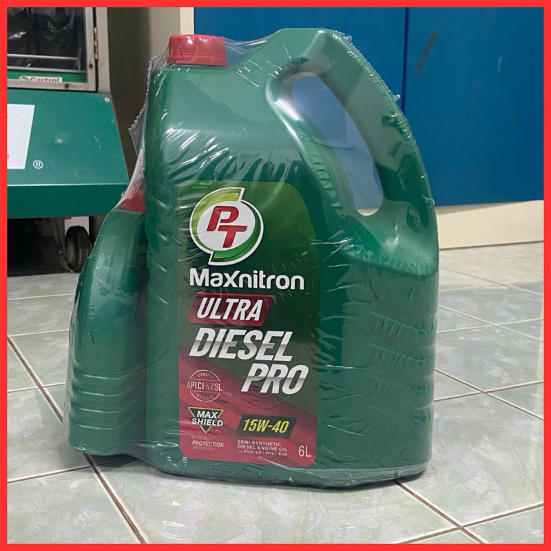 น้ำมันเครื่องดีเซล Maxnitron Ultra Diesel Pro 15W-40 น้ำมันเครื่องกึ่ง ...