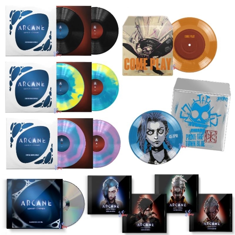 (Pre-Order | พร้อมส่ง) แผ่นเสียง League of Legends: Arcane Season 2 (Original Soundtrack) Vinyl ...