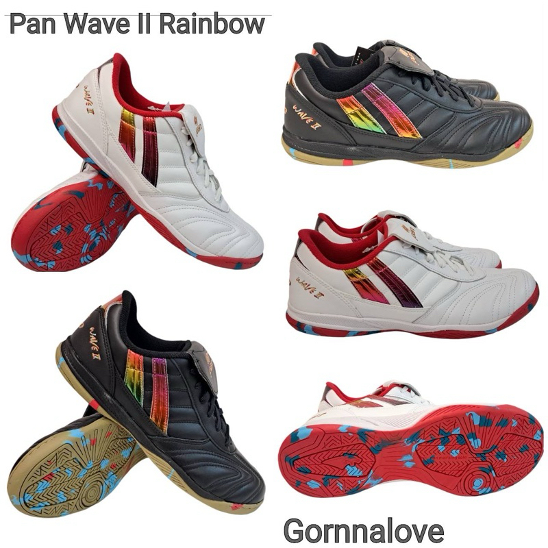 Pan รองเท้าฟุตซอลแพน Pan wave ll Rainbow หนังแท้ PF1WB | Shopee Thailand