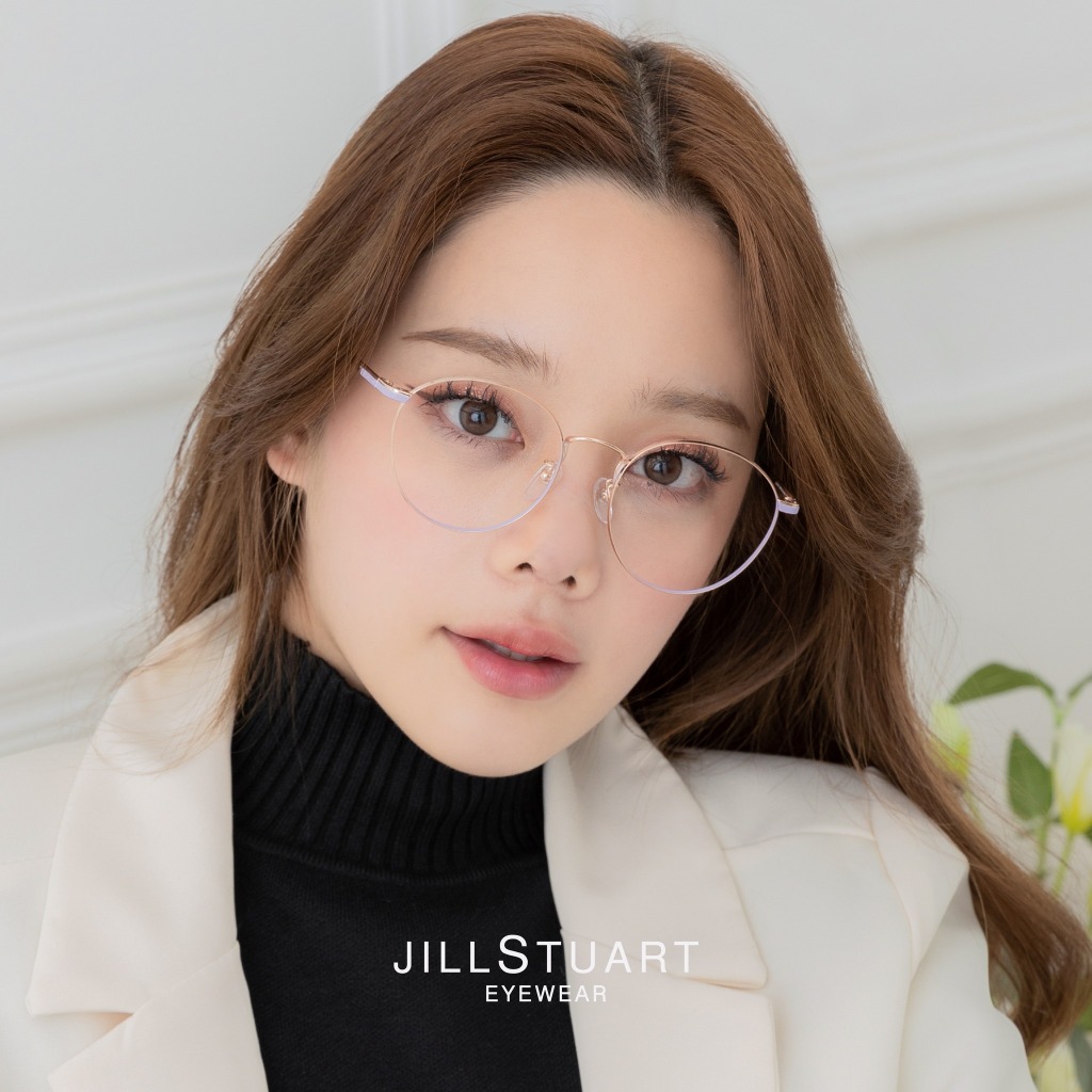 JILL STUART กรอบแว่นสายตา รุ่น JL33008 C01 C02 C04 [Metal/β-Titanium] สายตาสั้น สายตายาว สายตา ...