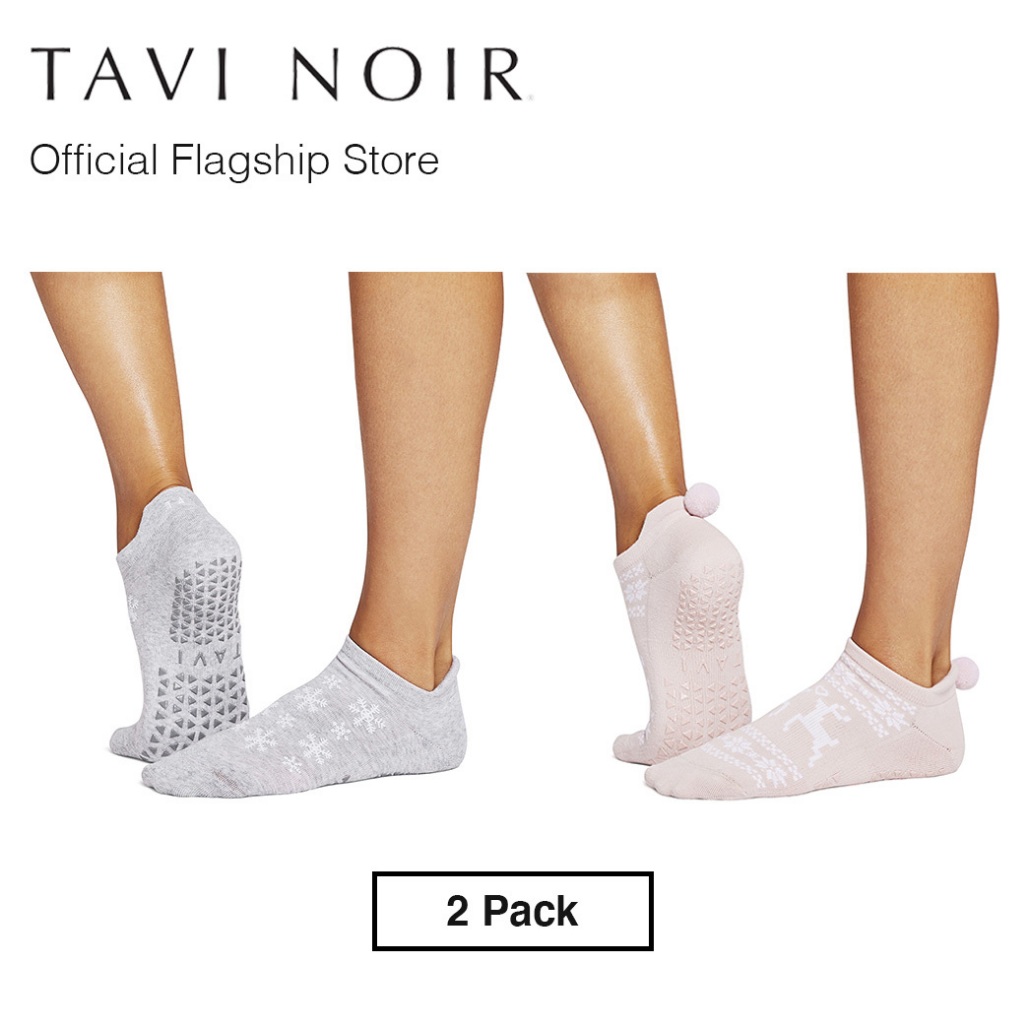 [New Winter 2024] [2 Pack] Tavi Grip Savvy แทวี ถุงเท้ากันลื่น ไม่แยก ...