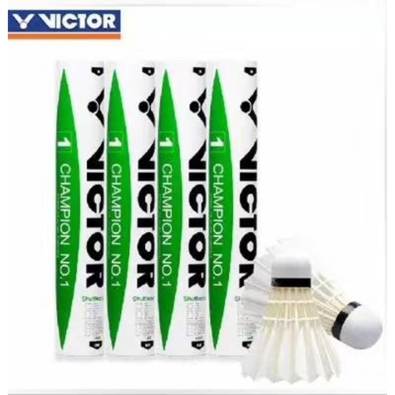 ลูกแบด Victor Champion (สีเขียวขาว) No.1 | Shopee Thailand