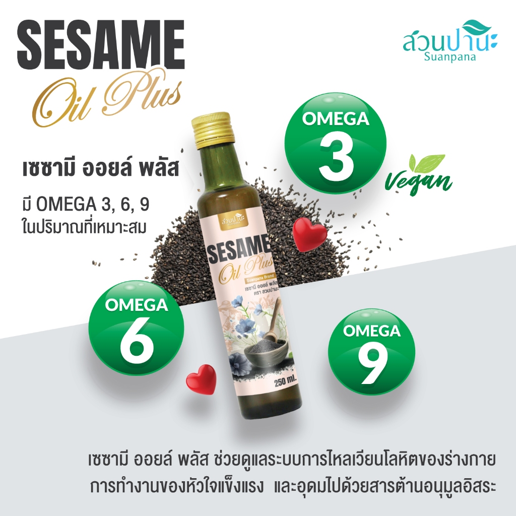 sesame oil plus 250 ml. (น้ำมันงาดำ+) | Shopee Thailand