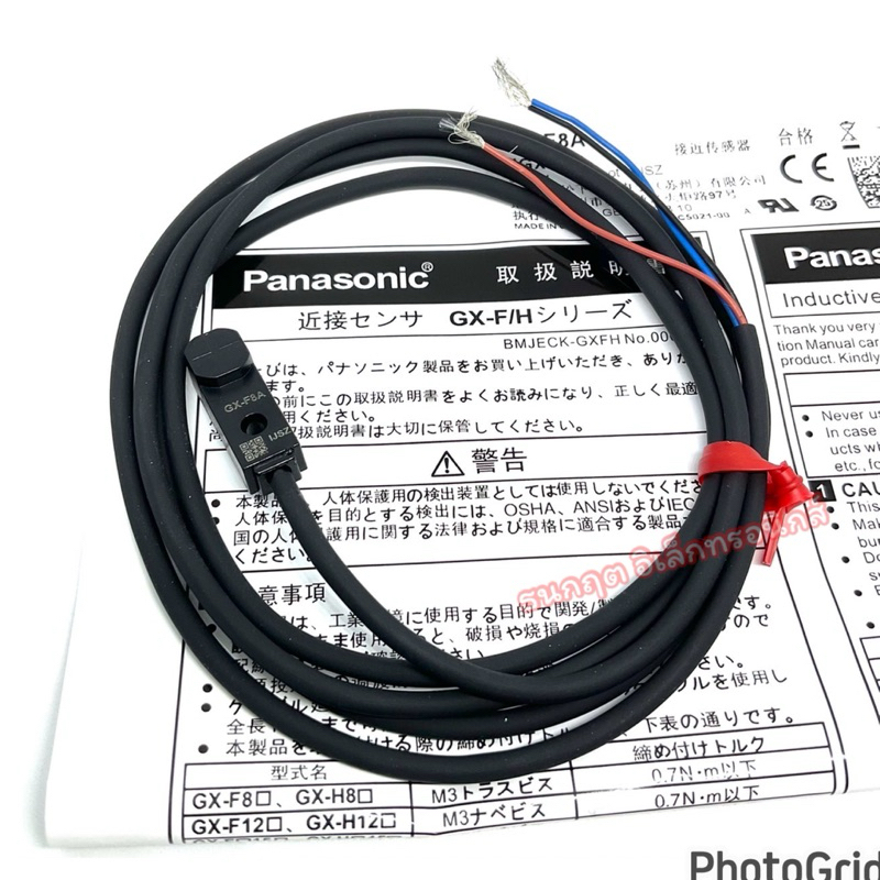 GX-F8A. Panasonic แท้ sensor เซ็นเซอร์ proximity 3สาย. ชนิด. NPN-NO ...