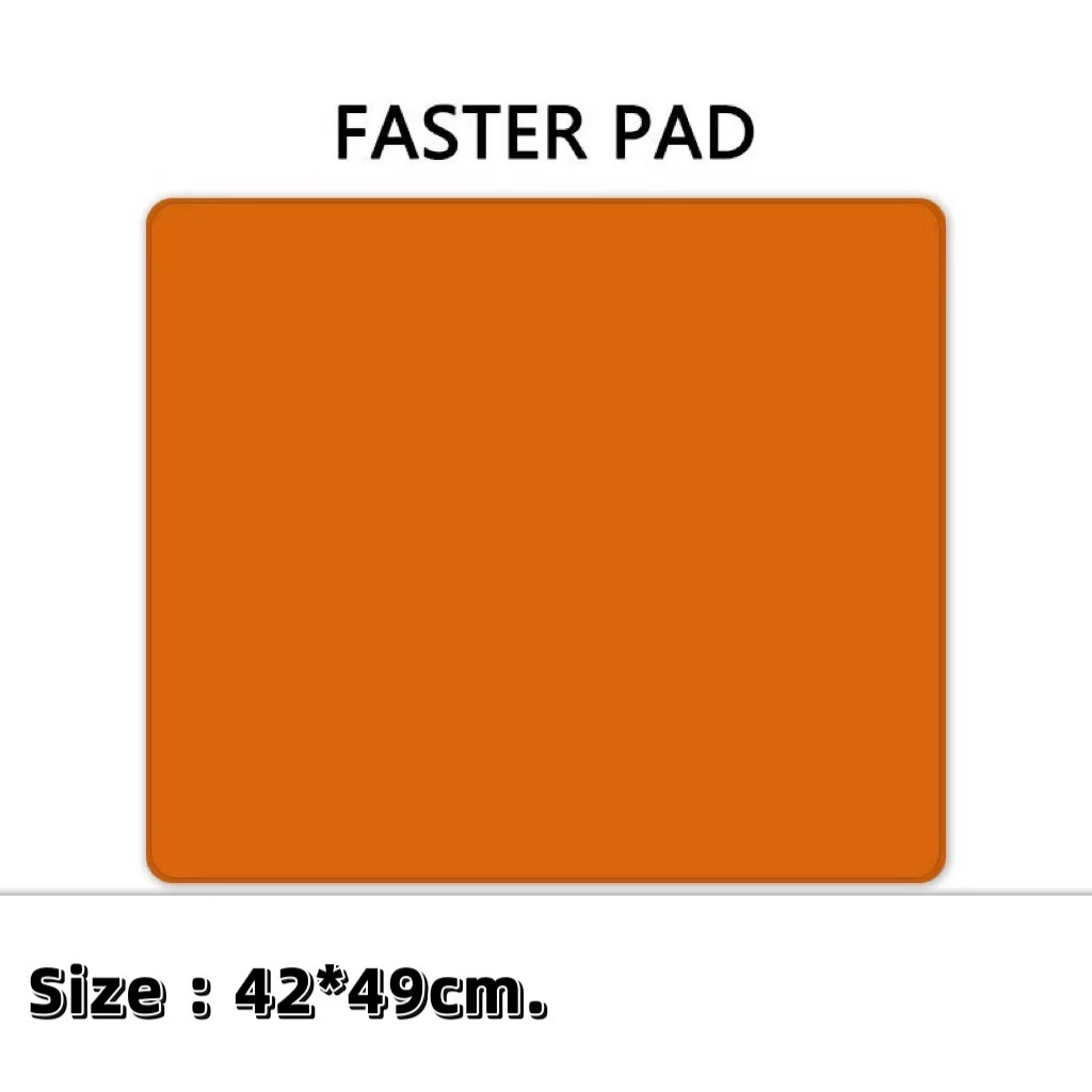 แผ่นรองเมาส์ Faster pad ขนาด42*49cm. หนา 5มิล เหมาะสำหรับเกมส์เมอร์ ...