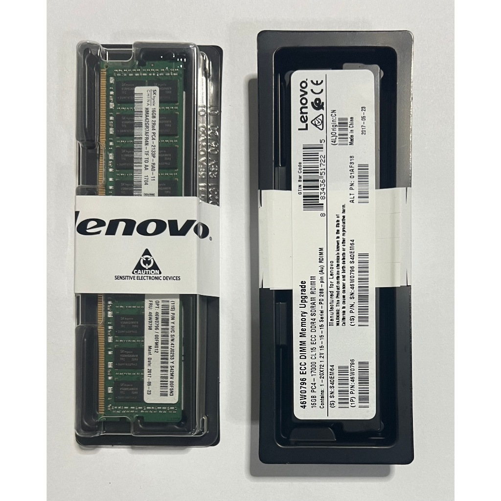 ของใหม่ RAM DDR4 16GB 2133 PC4-2133P Memory MT/s 288-pin dual rank ...