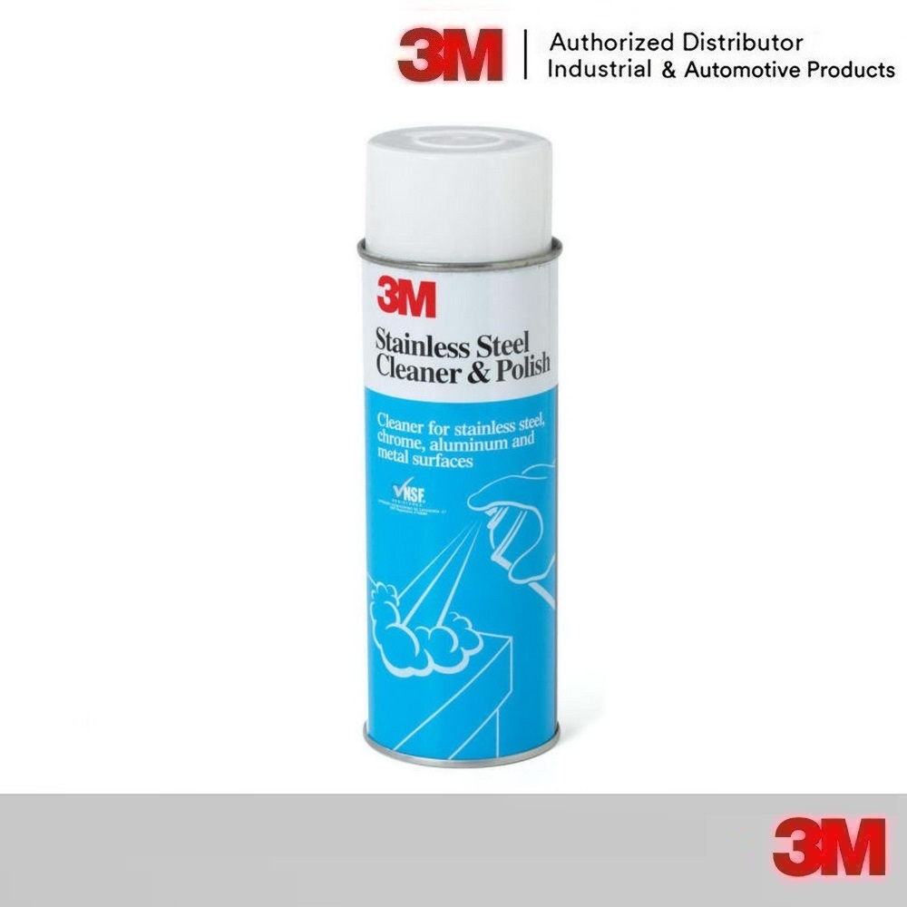 ผลิตภัณฑ์ทำความสะอาดและเคลือบเงาพื้นผิวสแตนเลส 3M Stainless Steel cleaner & Polish | Shopee Thailand