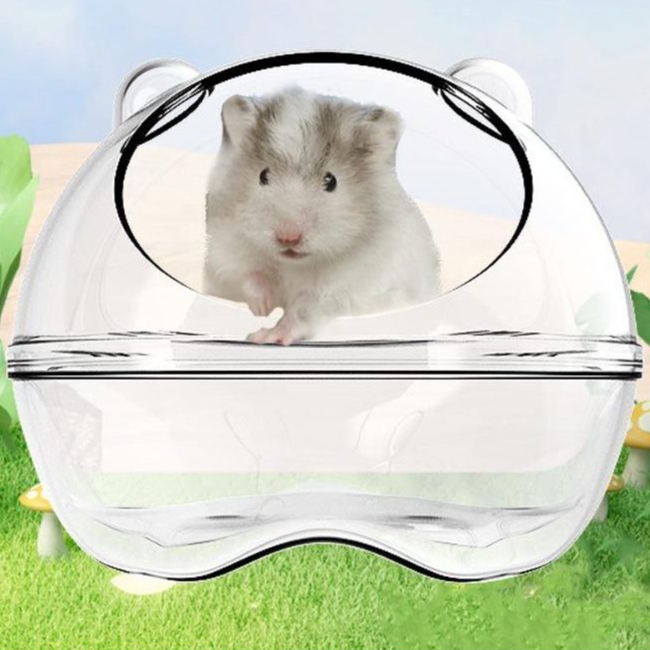 ห้องน้ำหนู ของเล่นแฮมเตอร์ Hamster House ขนาด 13.9x11 CM ใส่ในกรงใส่ ...