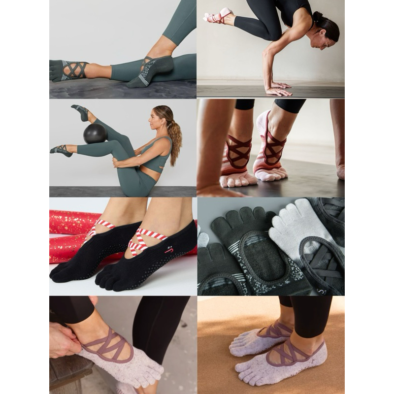 Toesox Grip Full Toe ถุงเท้ากันลื่น ปิดนิ้วเท้า รุ่น Elle ถุงเท้ากัน ...