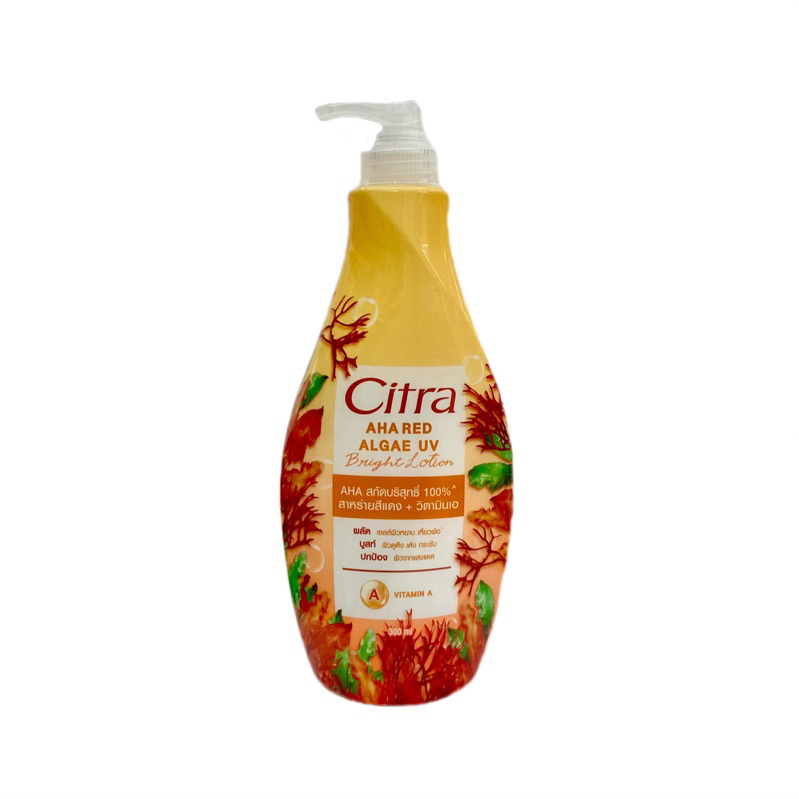 Citra AHA RED ALGAE UV Brighy Lotion ซิตร้า สาหร่ายแดง+วิตามินเอ (300 ...
