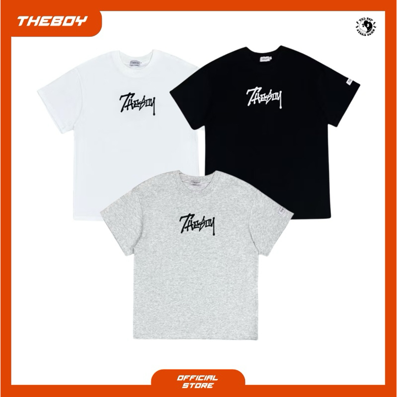 THEBOY-TEE THEBOY BASIC LOGO #PREMIUM เสื้อยืดเดอะบอย | Shopee Thailand