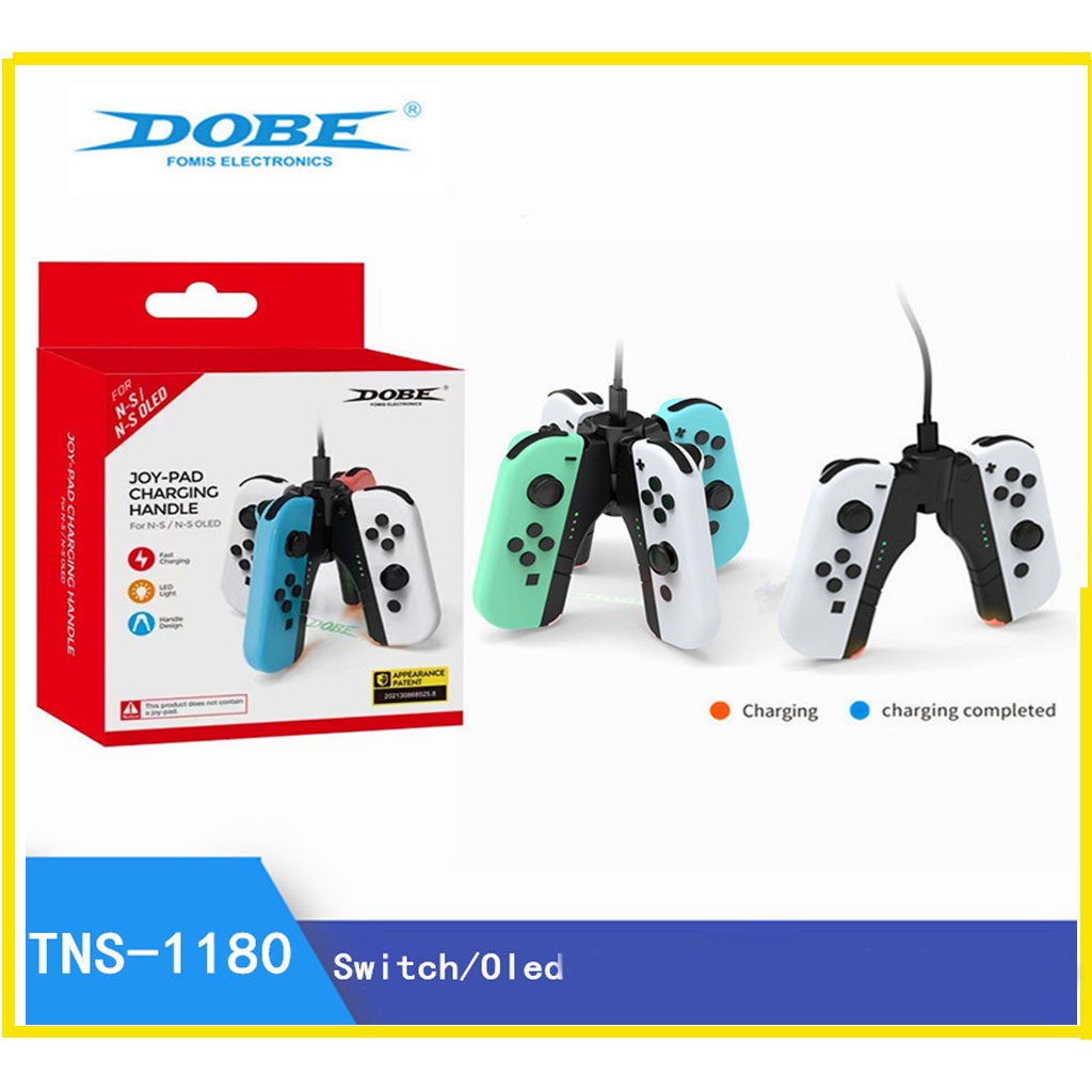 GRIPชาร์จ DOBEสี่ในหนึ่งเดียวด้ามจับ Joycon แท่นชาร์จแบบด้ามจับที่ถอดออกได้ TNS-1180 | Shopee ...
