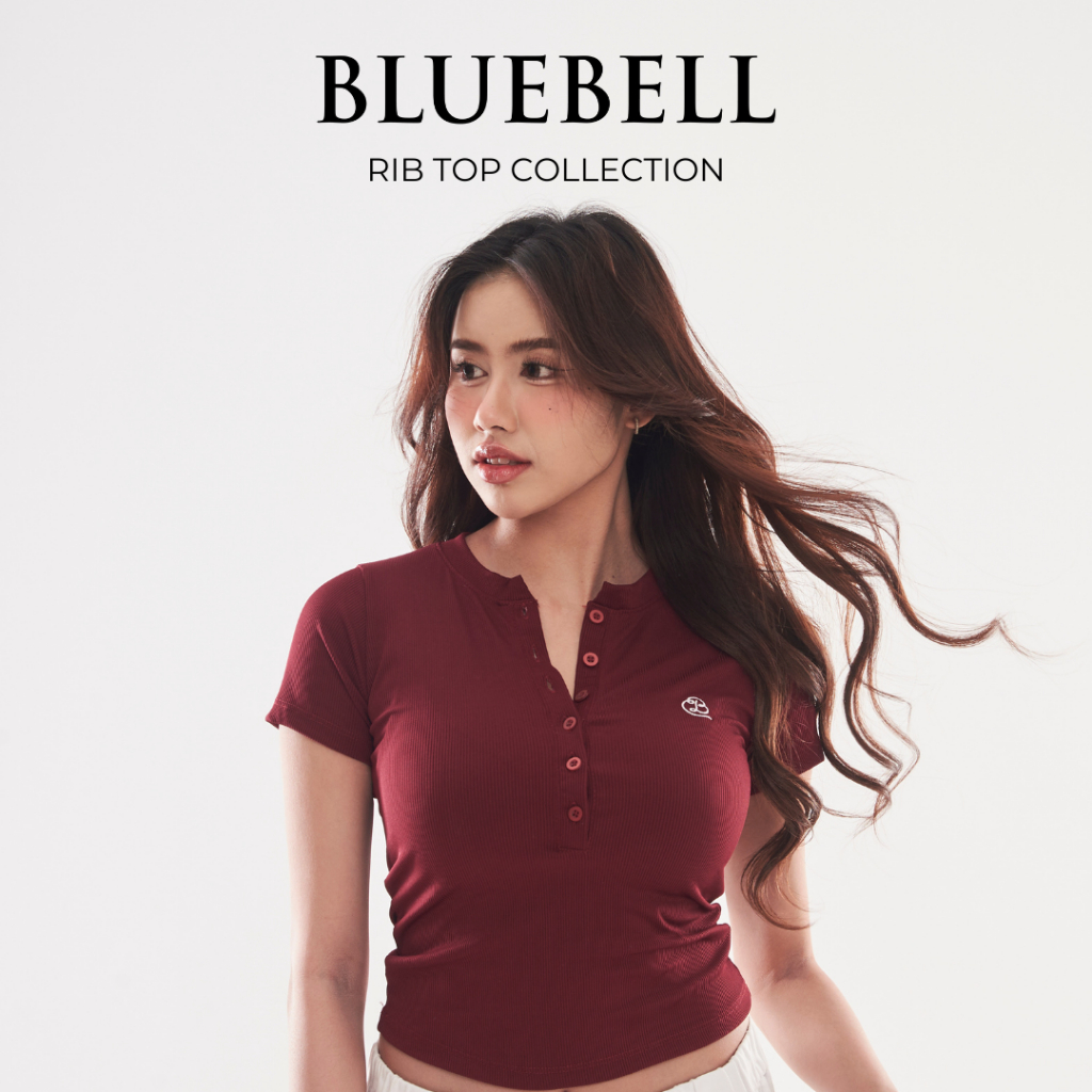 (Pre-order เฉพาะ L แดง) Rib top | เสื้อยืดผ้าร่องทรงเข้ารูปผู้หญิง ...