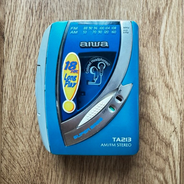เครื่ิองเล่นวิทยุเทปพกพา AIWA-TA213 | Shopee Thailand