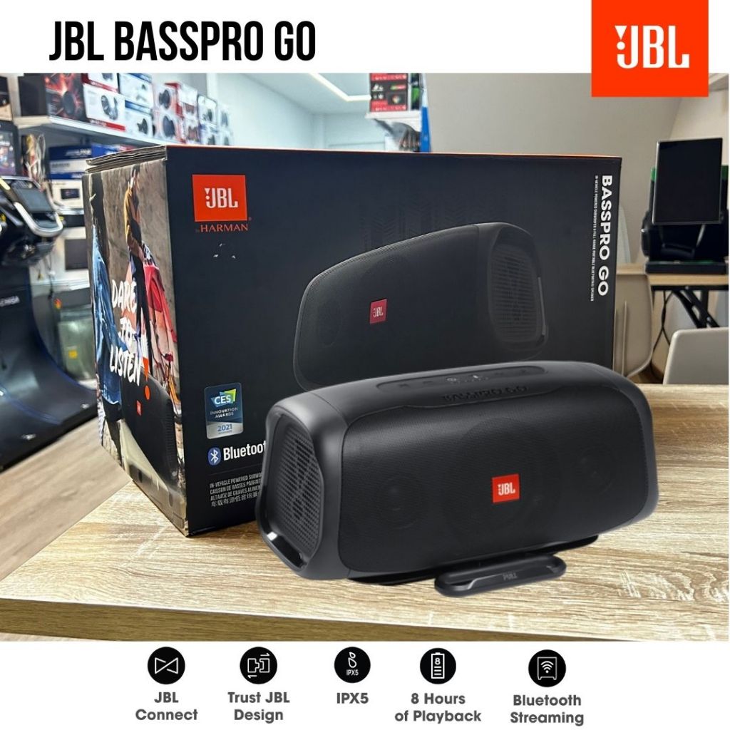 🎶ของแท้🎶 JBL BASSPRO GO Subwoofer ขนาด 8 นิ้ว ลำโพงซับติดรถยนต์และลำโพง ...