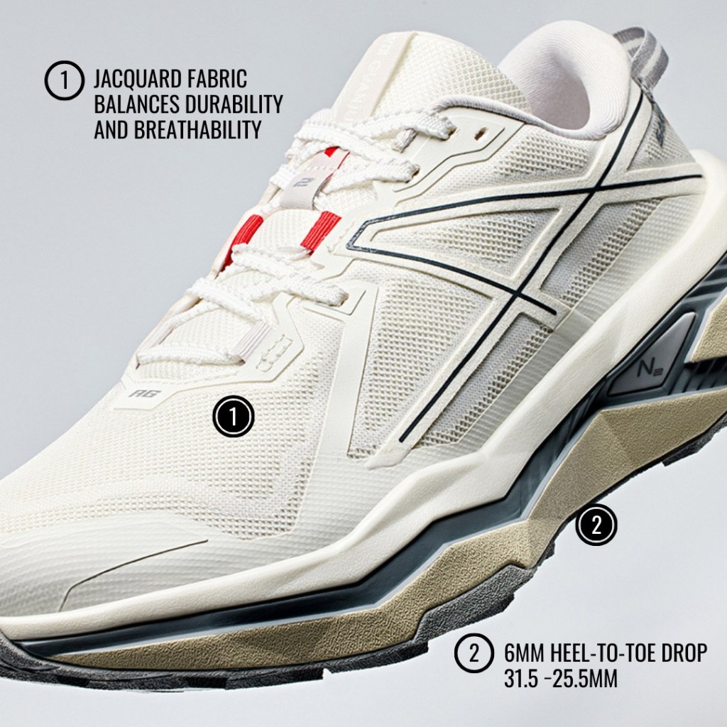 ANTA SAKER 2 รองเท้าวิ่งเทรลผู้ชาย Nitroedge Shoes 1124D5502A Official ...