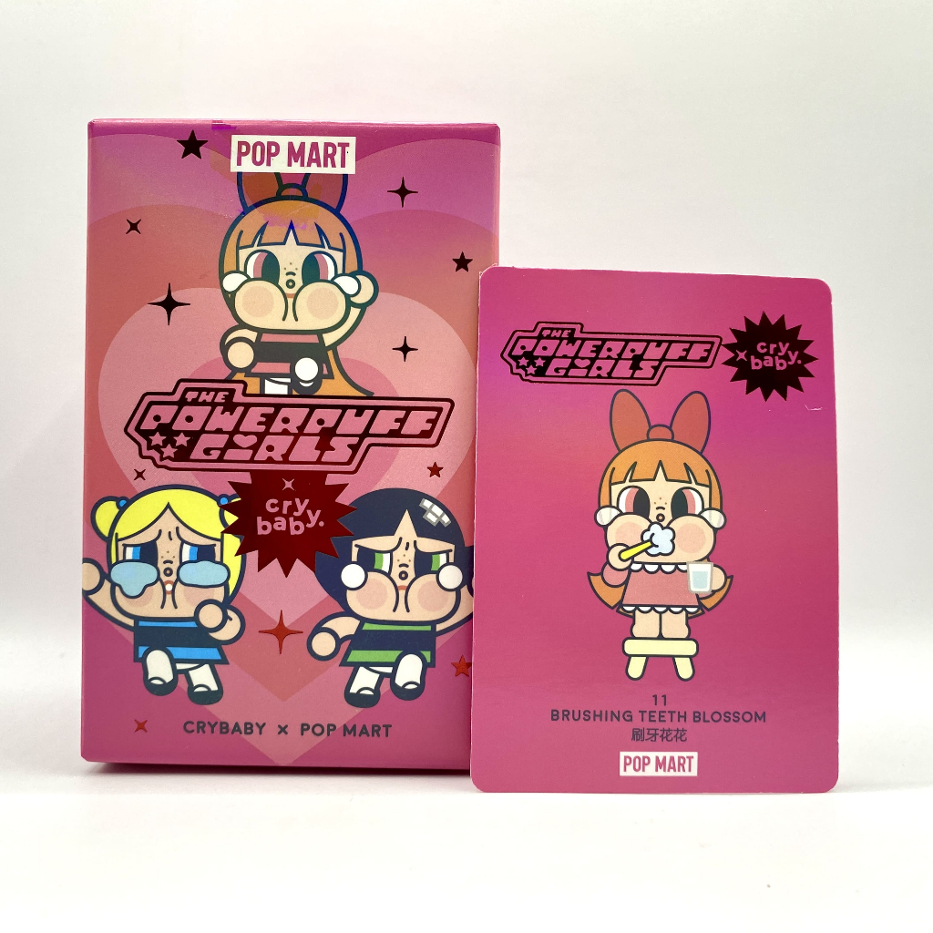 Crybaby Powerpuff Girls Brushing Teeth BLOSSOM บลอสซั่ม POP MART ...