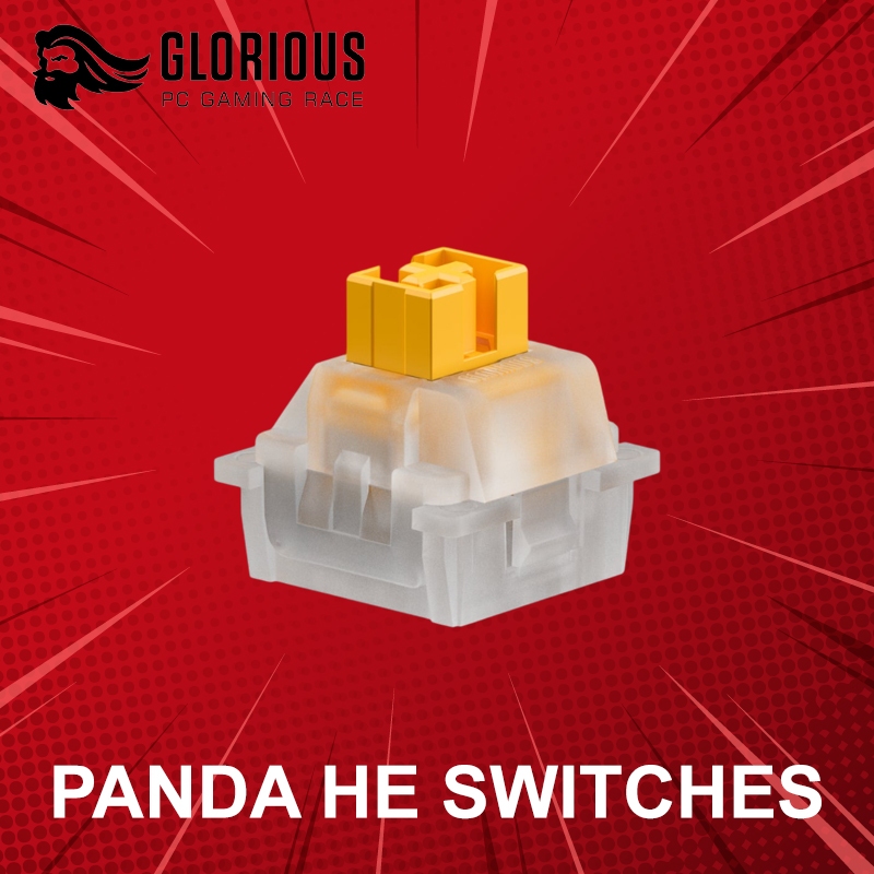 สวิตช์ Glorious Panda HE Switches ประกันศูนย์ 1 ปี | Shopee Thailand