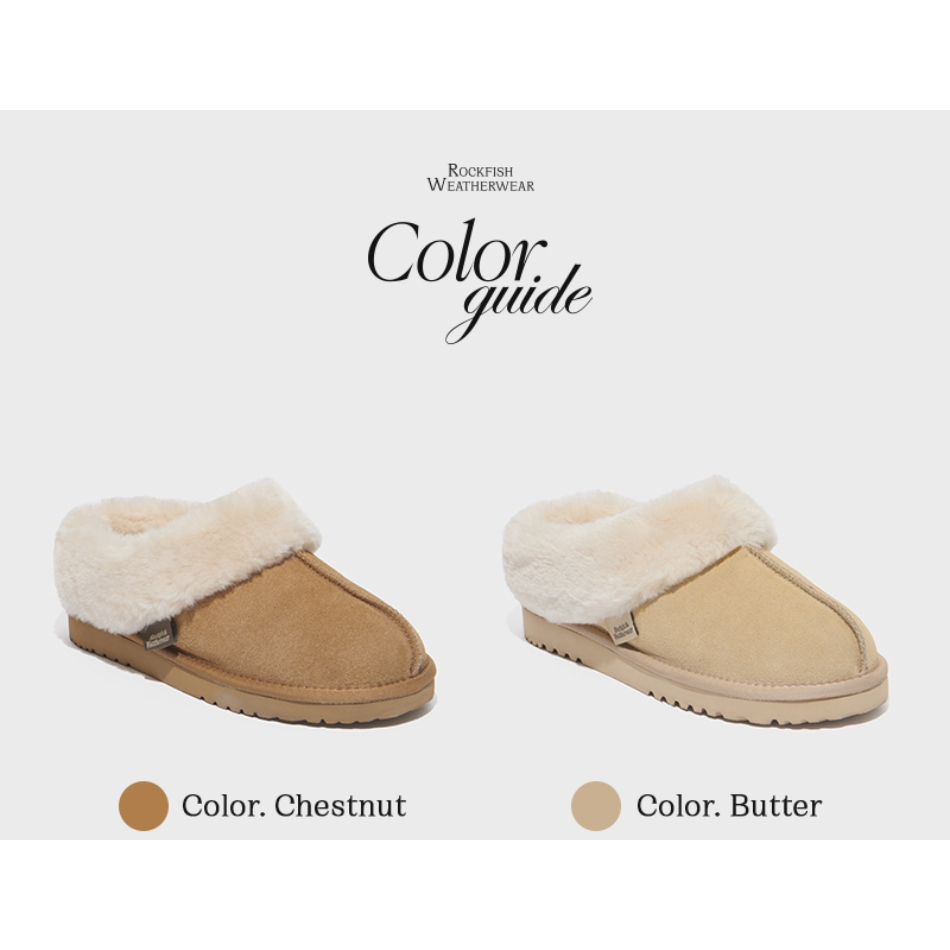 2024 Rockfish Weatherwear New Original Winter Fur Mules (Chestnut ...