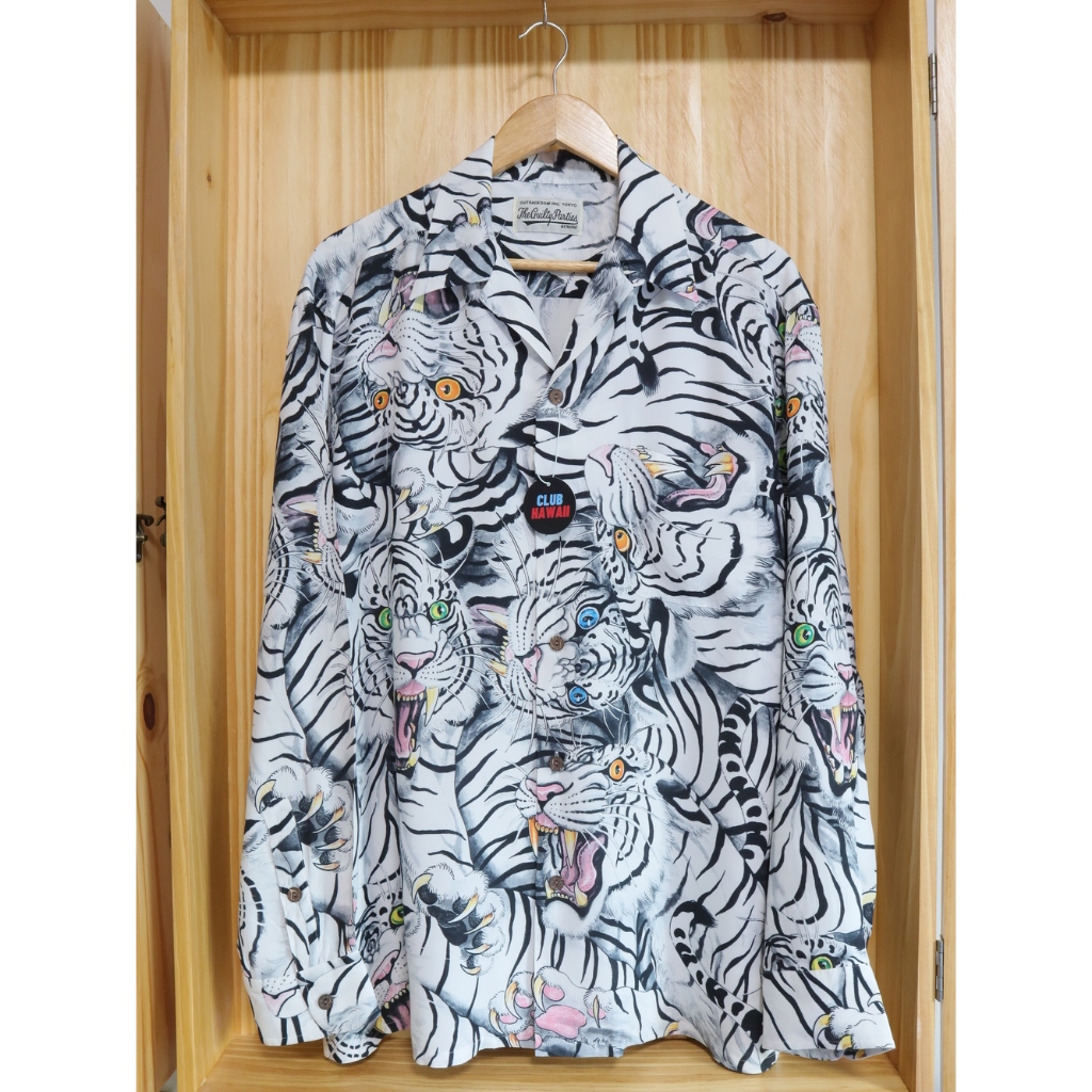 WACKO MARIA X TIM LEHI “TIGER SWARM” L/S 22SS (XL) | Shopee Thailand
